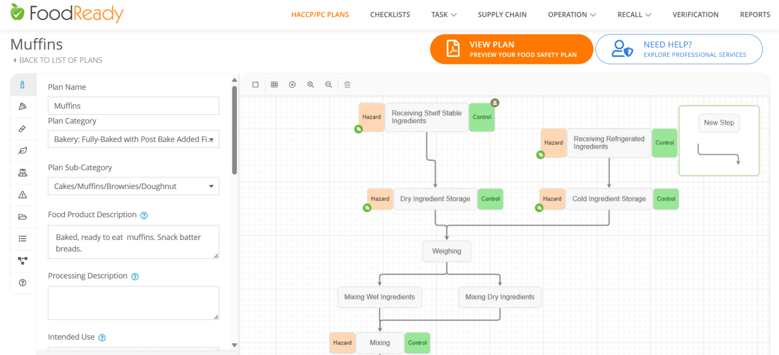 HACCP Plan for Baked Goods Template and Complete Guidelines