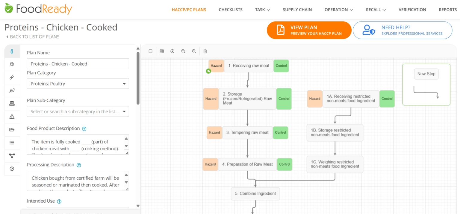 Chicken HACCP Plan Template and Complete Guidelines - FoodReady