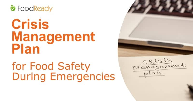 Crisis Management Plan Food Safety