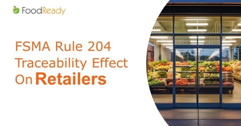 FSMA Rule 204 Traceability Effect On Retailers