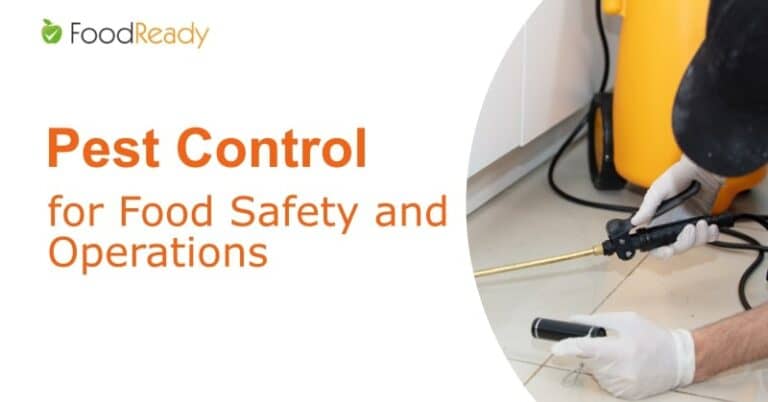 Pest Control for Food Safety
