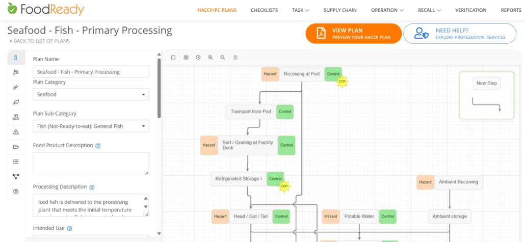 Seafood HACCP Plan Template and Complete Guidelines